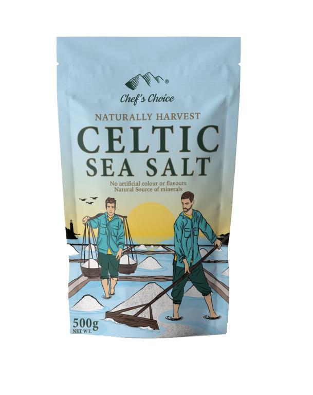 Chef's Choice Celtic Sea Salt 500g — Fresh Connection