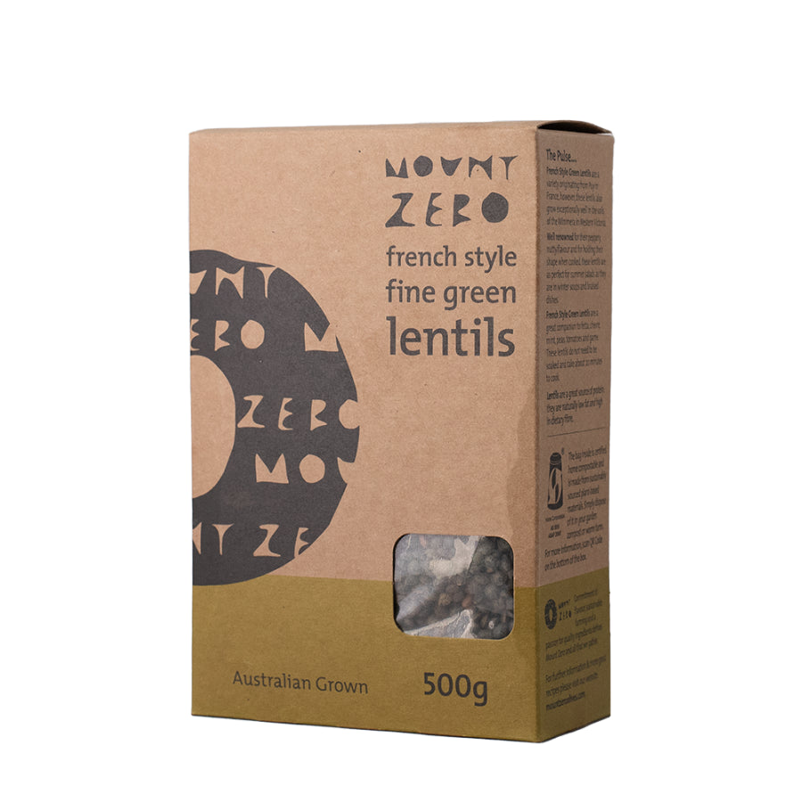 Mount Zero French Style Green Lentil 500g — Fresh Connection